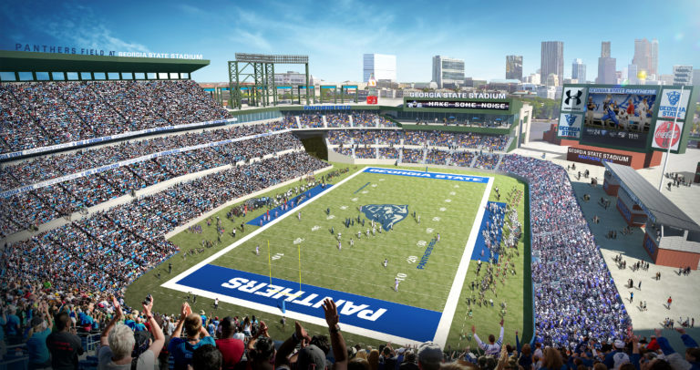 Georgia State Stadium Overhaul Taking Shape - Football Stadium Digest