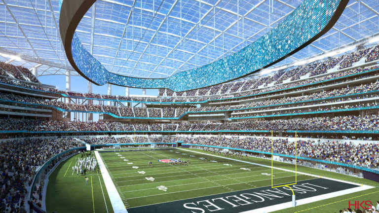 New LA Stadium Construction Milestone: Canopy Shell Complete - Football ...